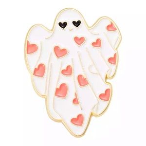 Jewelry | 63 Hearts Ghost Enamel Pin | Poshmark